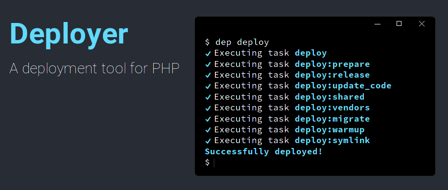 Déployer votre application php avec Deployer - Guillaume Kulakowski's blog